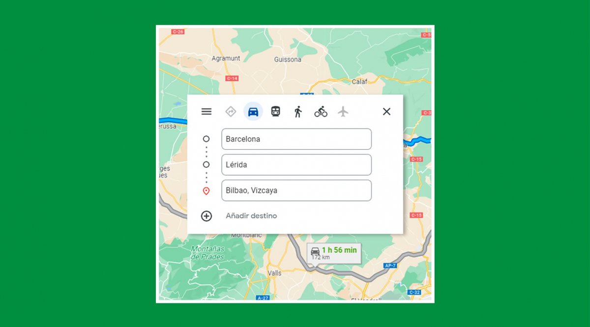 Cómo crear rutas en Google Maps con paradas y sin peajes | Bloygo Cómo crear rutas en Google Maps con paradas y sin peajes | Bloygo