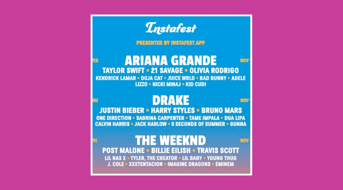 Instafest: cómo crear un festival con tu música de Spotify | Bloygo