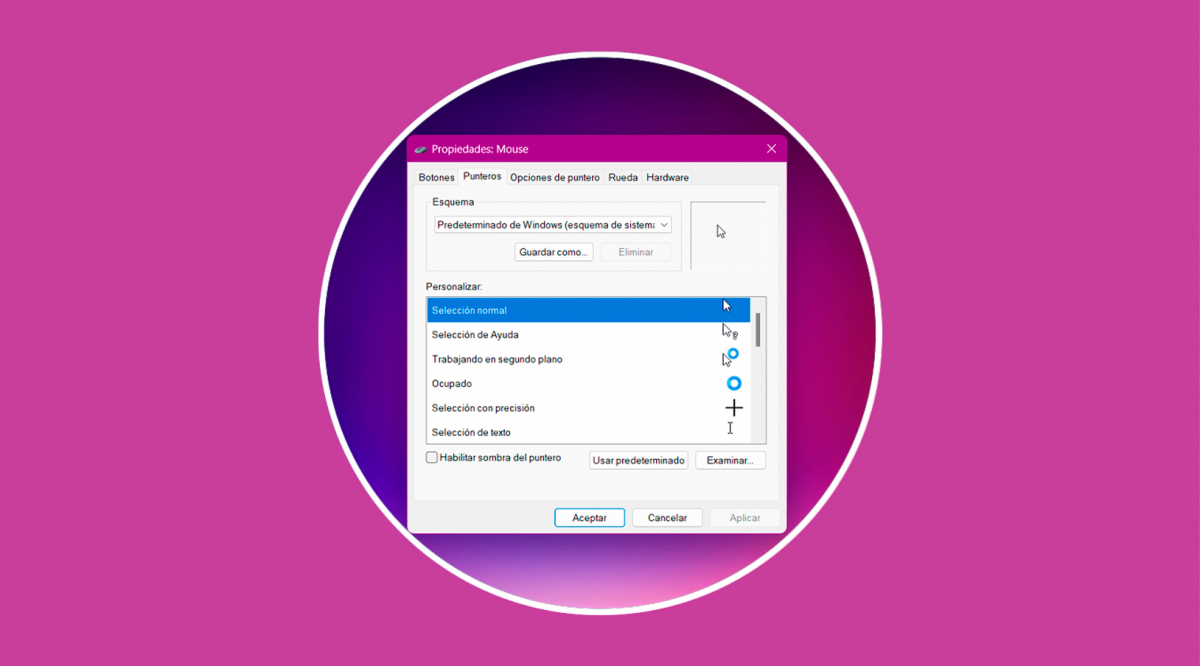 Cómo cambiar el puntero del ratón en Windows 10 y 11 | Bloygo